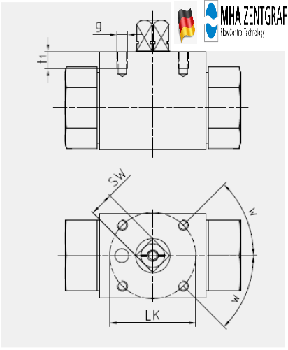 “MHA” 2-Way Ball Valve Steel – Main Power Hydraulics Online Store